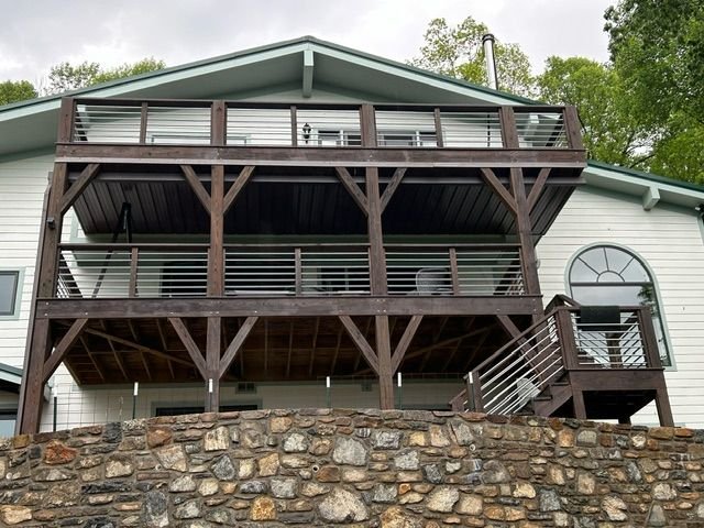 Advice on integrity of 2-story wood deck? - DoItYourself.com Community Forums