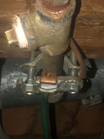 Water line grounding in 1920's house - DoItYourself.com Community Forums
