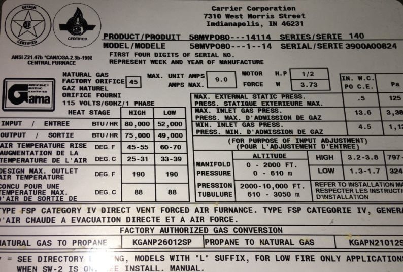 Where should I buy a 2000 carrier GE 1/2hp CN02? - DoItYourself.com Community Forums