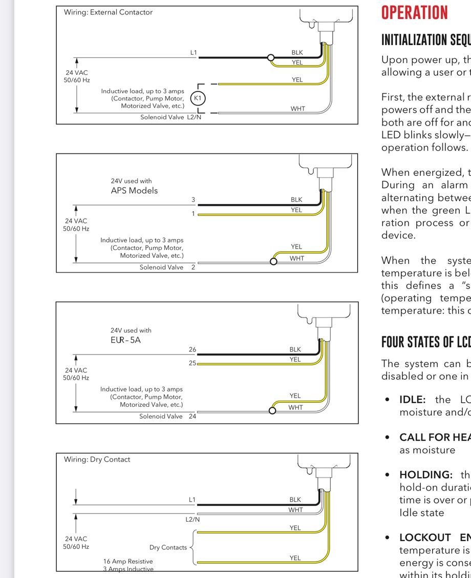 Burnham Series 2PV Snow Switch and Radiant Floor Wiring - DoItYourself ...