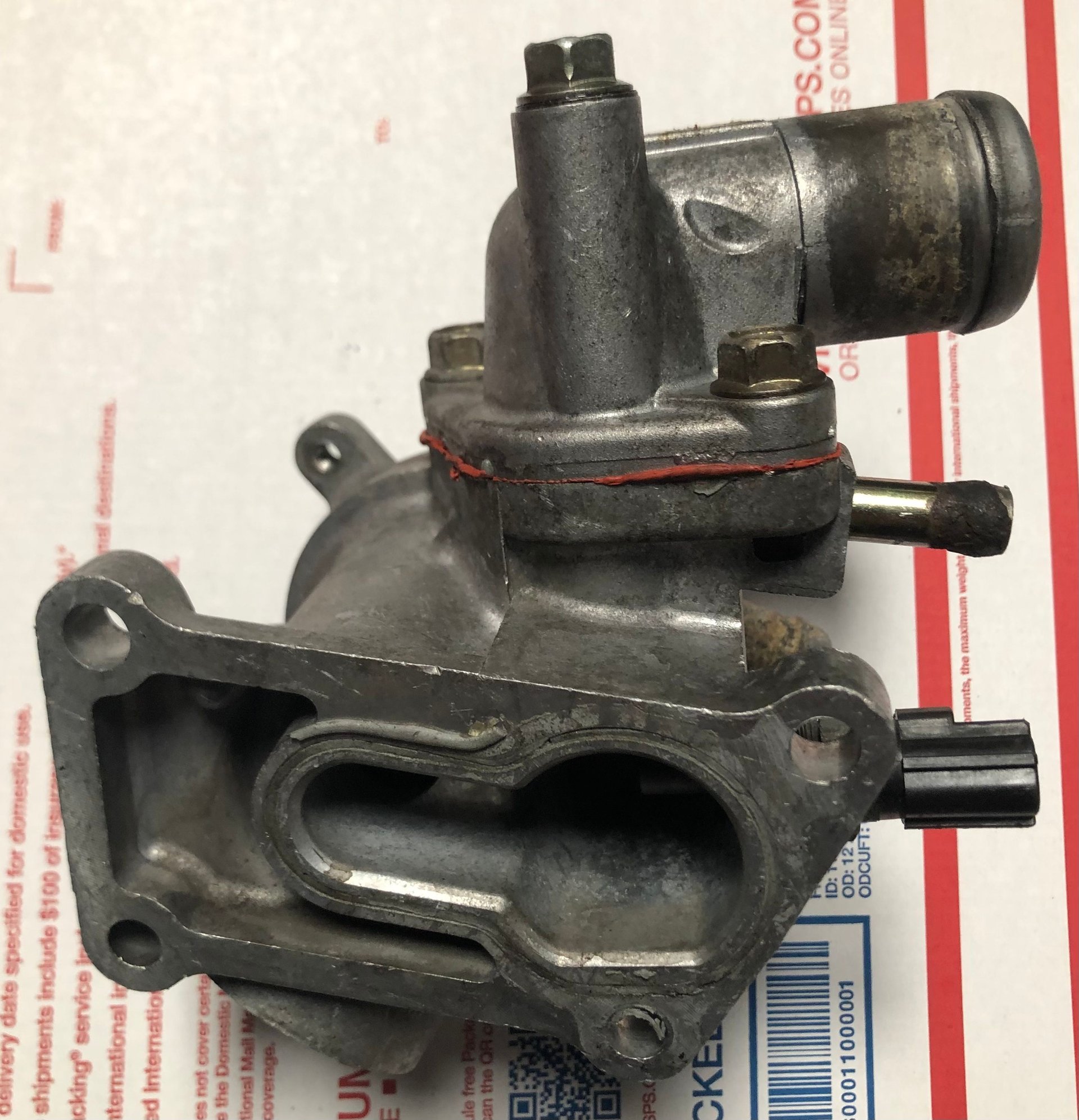 Evo 4-5-6 thermostat housing. - EvolutionM - Mitsubishi Lancer and ...