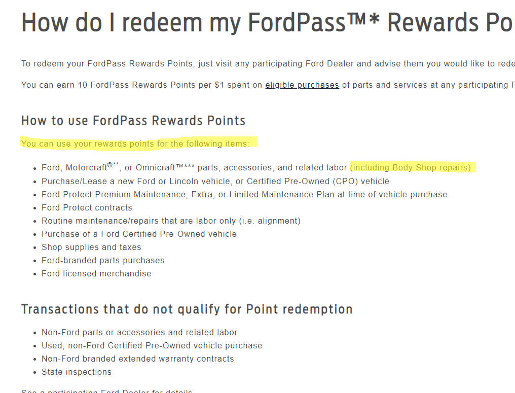 Ford Pass Rewards Purchase - Page 2 - Ford F150 Forum - Community of ...