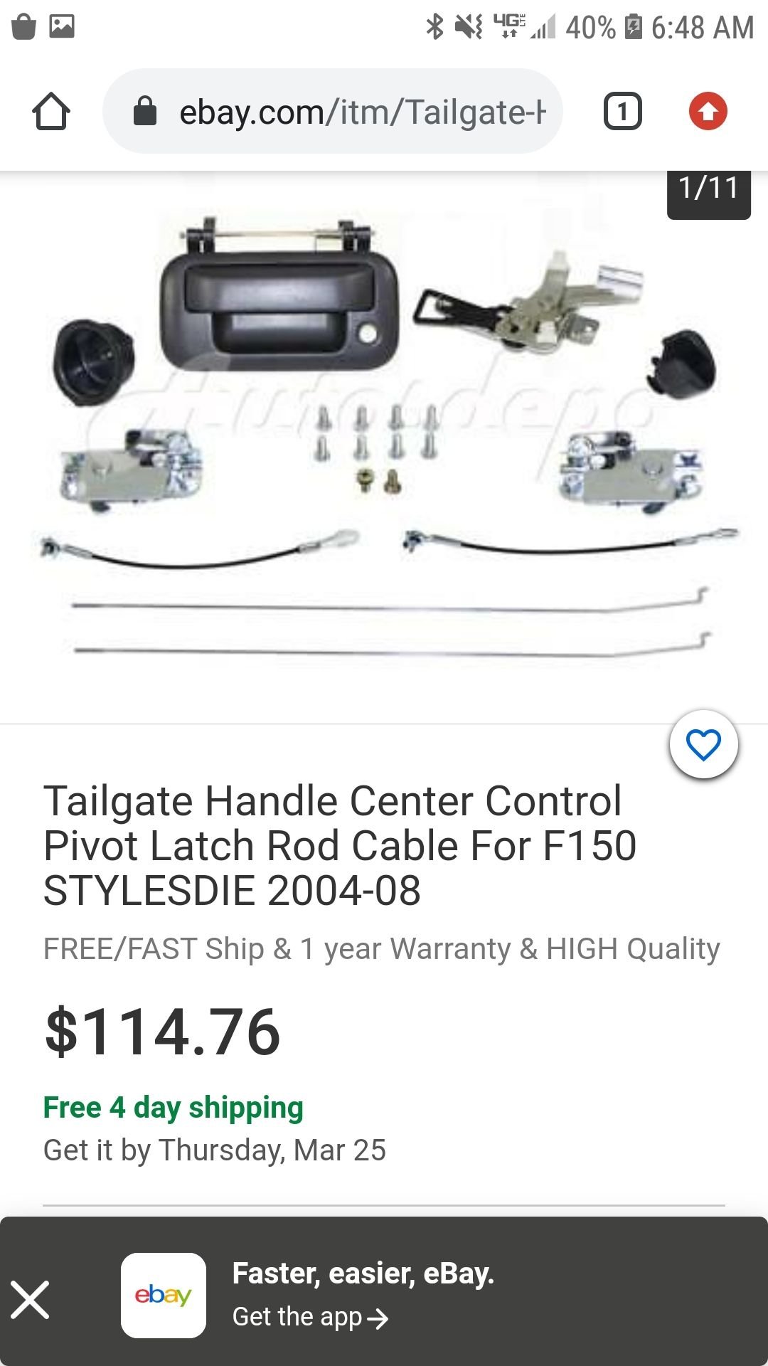 Tailgate handle and latch kit - Ford F150 Forum - Community of Ford ...