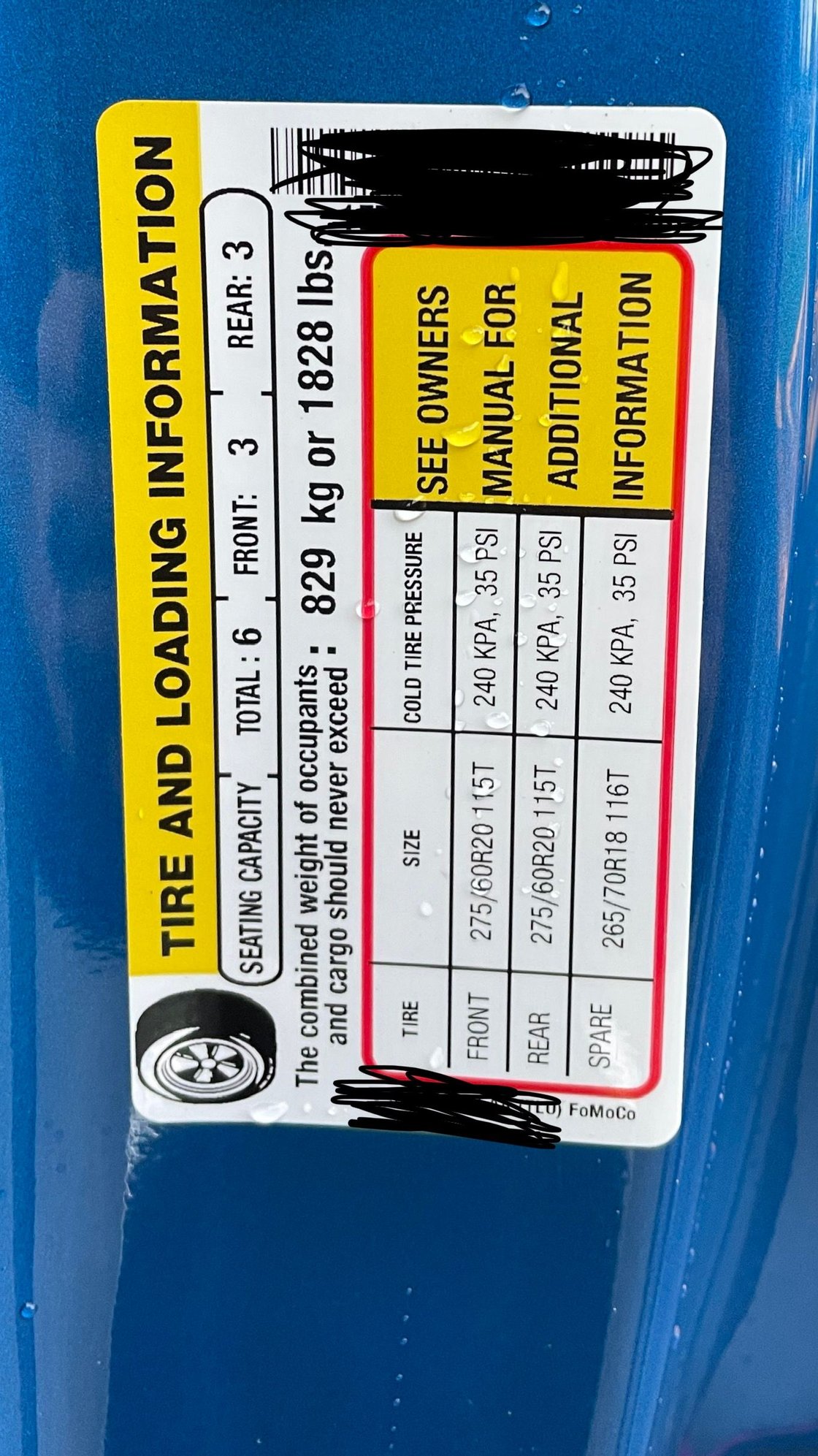 Photos of 2021 XLT Payload Stickers! - Page 10 - Ford F150 Forum ...