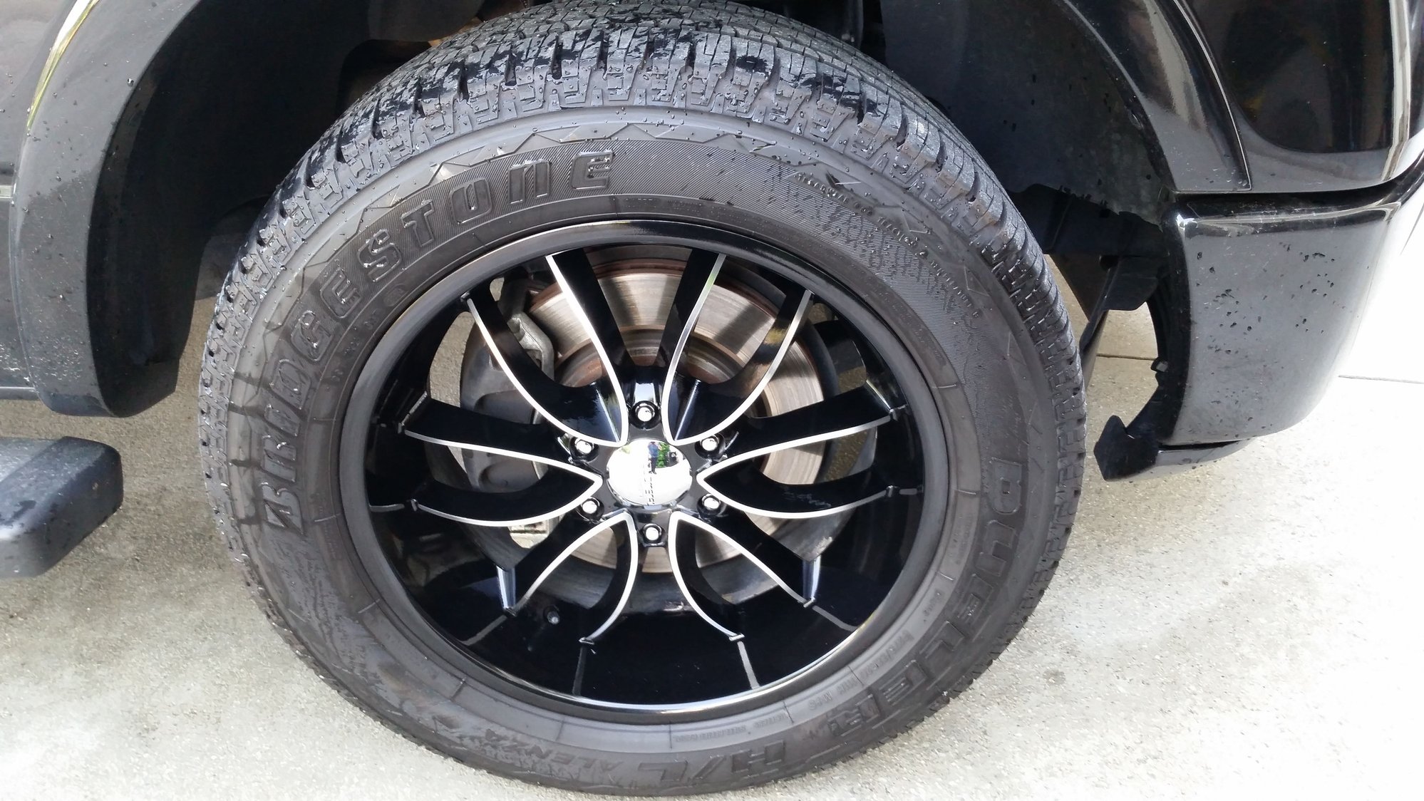 Southeast 20x9 Liquid Metal Wishbone Wheels w/Bridgestone Alenza Dueler ...