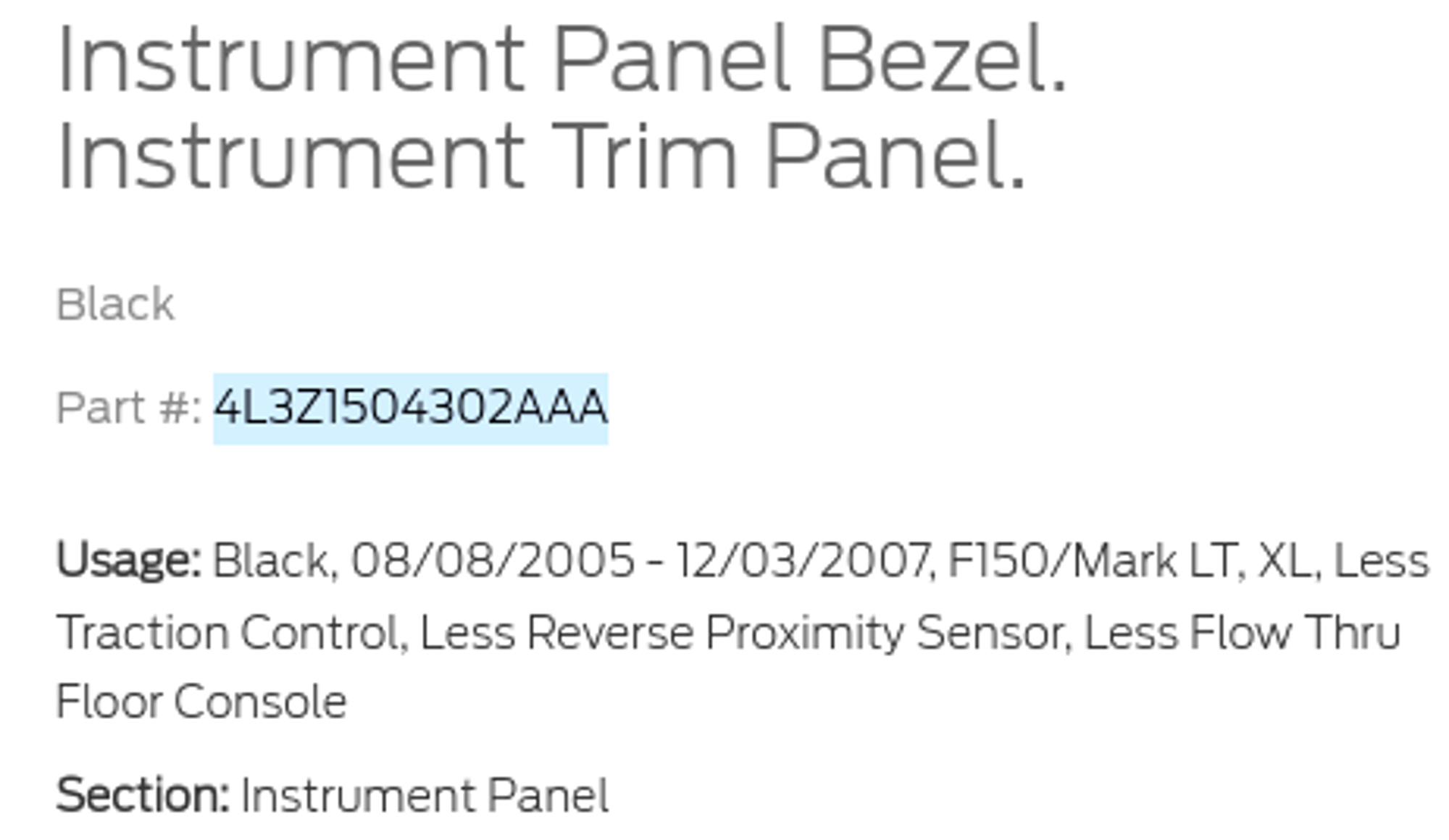 Help Sourcing Part/Stereo Bezel clips - Ford F150 Forum - Community of ...
