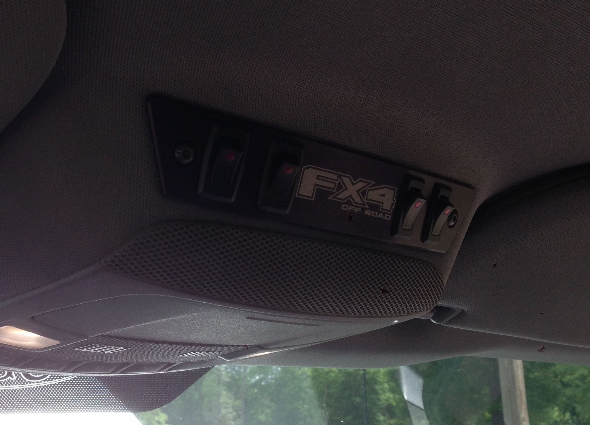 Northeast KustomFX LLC. Headliner Mount Auxiliary Switch Panel - Ford ...