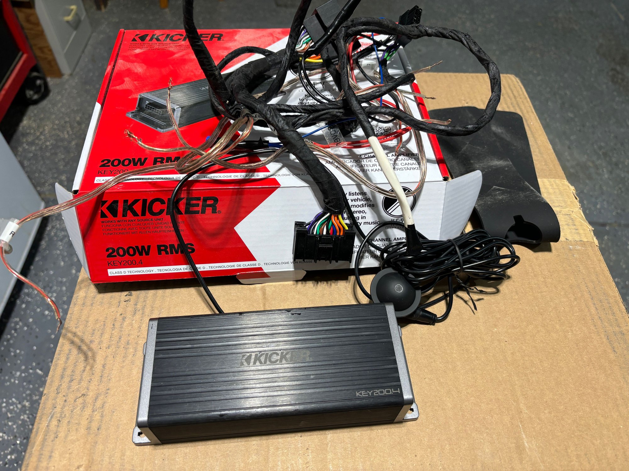 Southeast Kicker Key 200.4 DSP amplifier w/ Ford f150 wiring harness ...