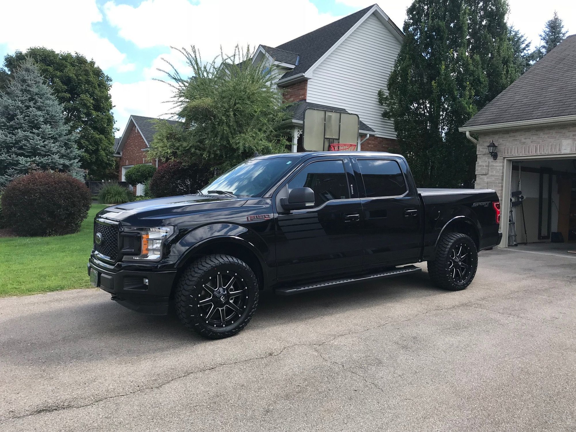 20" Fuel Maverick rims on 2018 shadow black special edition - Ford F150 ...