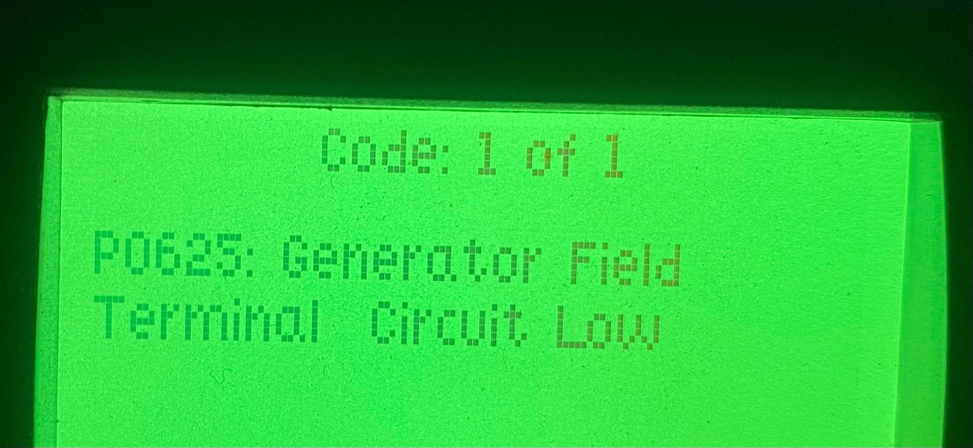 P0625 generator field terminal circuit low questions. - Ford F150 Forum ...