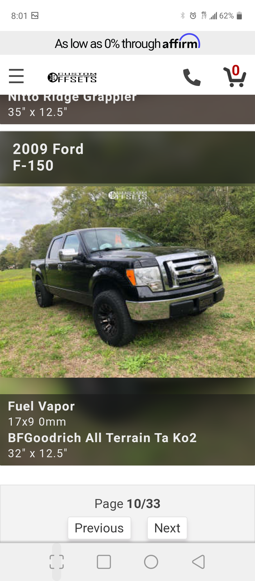 Got zero offset wheels? please post them here - Ford F150 Forum ...