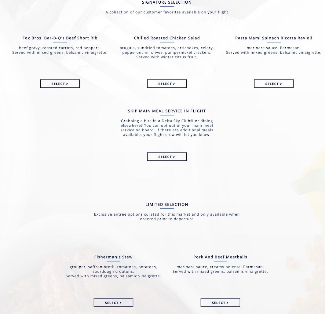Delta In-Flight Meal/Food Service: The Definitive Thread — 2024 Edition ...