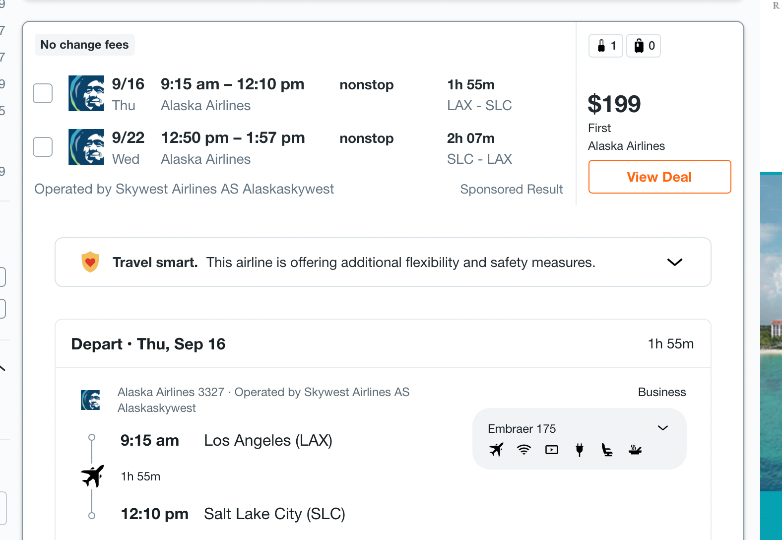 AS : SLC - LAX $199 RT Business - FlyerTalk Forums