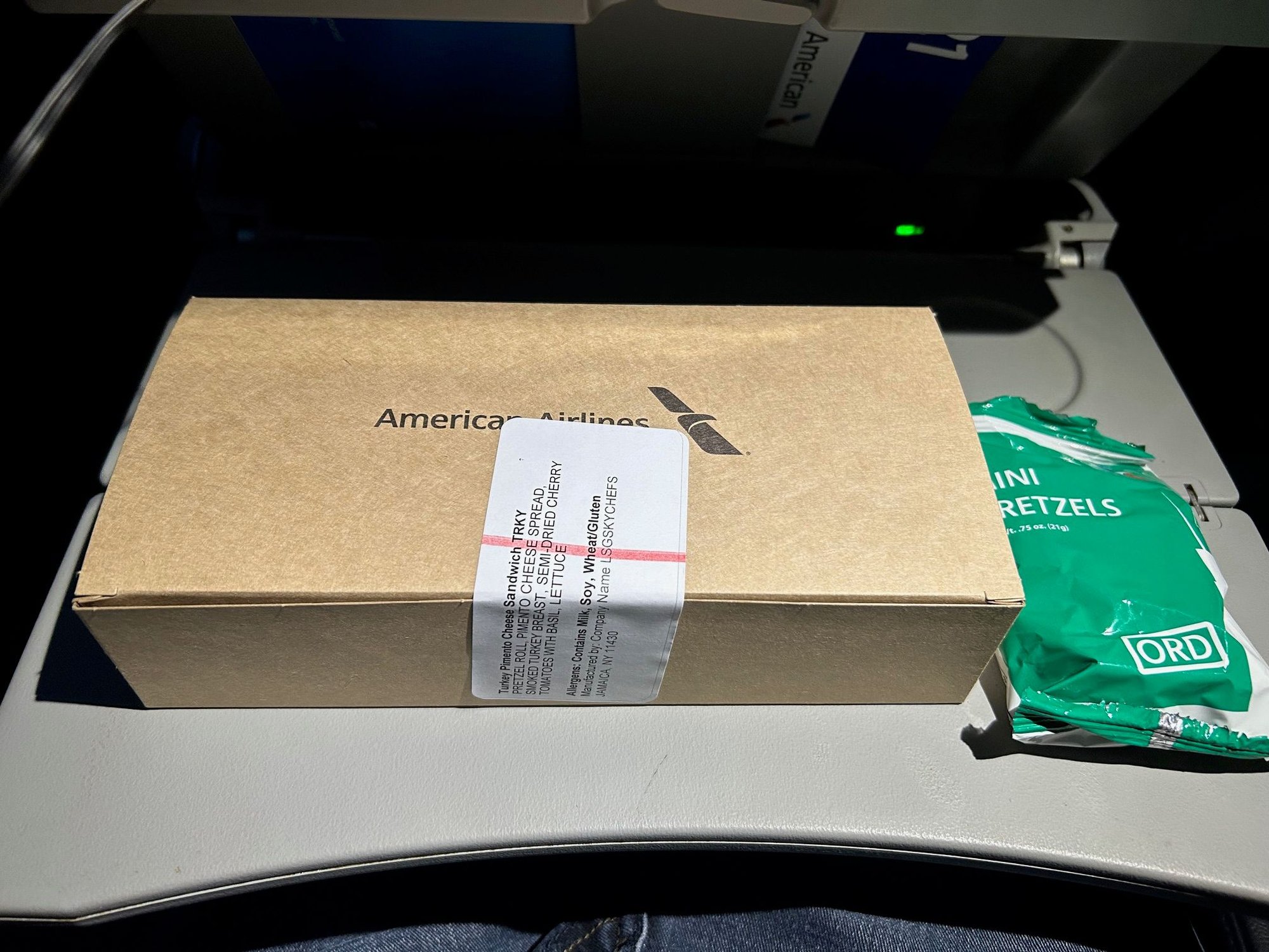 2025 AA Domestic Meal / Meals - menu / photos / etc. (master thread ...