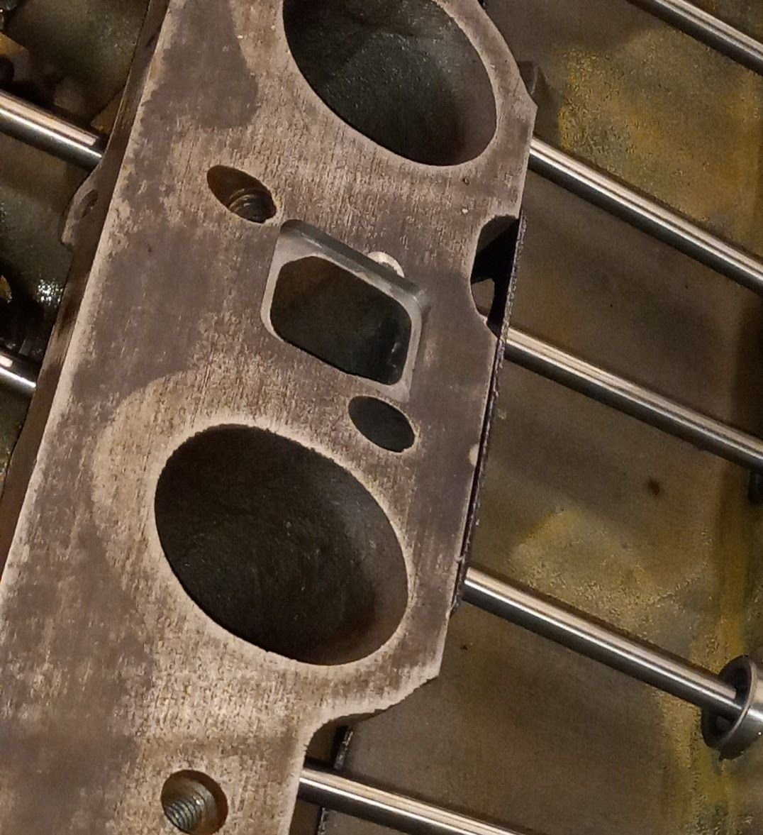 Plugging exhaust crossover ports through intake manifold - Ford Truck ...