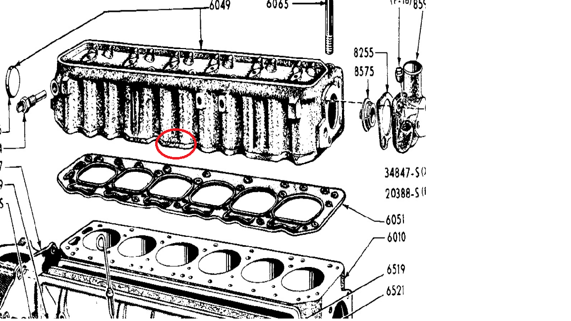 Small hole in 223 block - Ford Truck Enthusiasts Forums