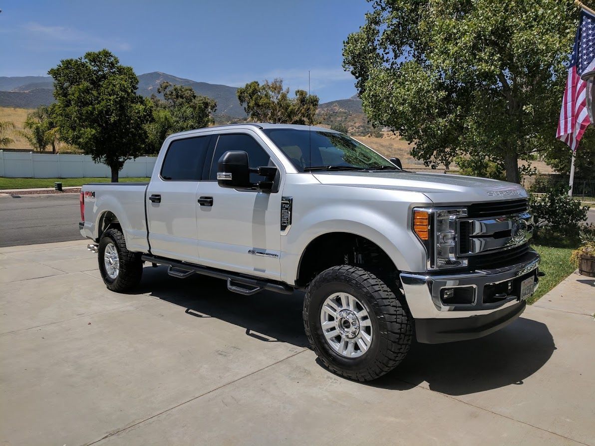 2017/2018 F250 XLT leveled w/ 35's on 18" rims - Ford Truck Enthusiasts ...