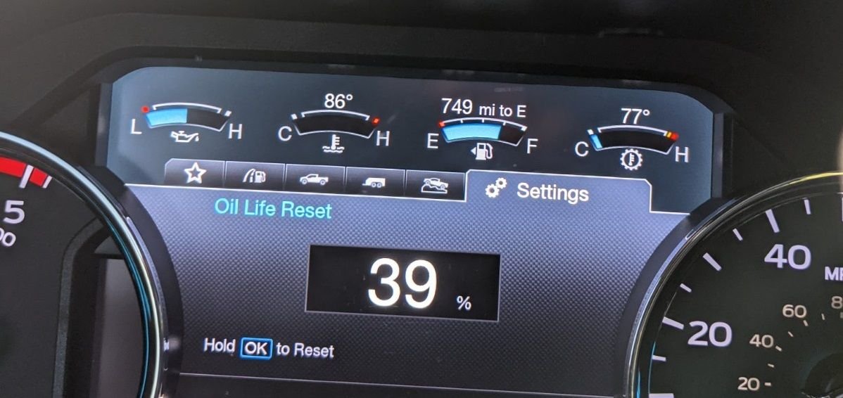 Oil change indicator - Page 2 - Ford Truck Enthusiasts Forums