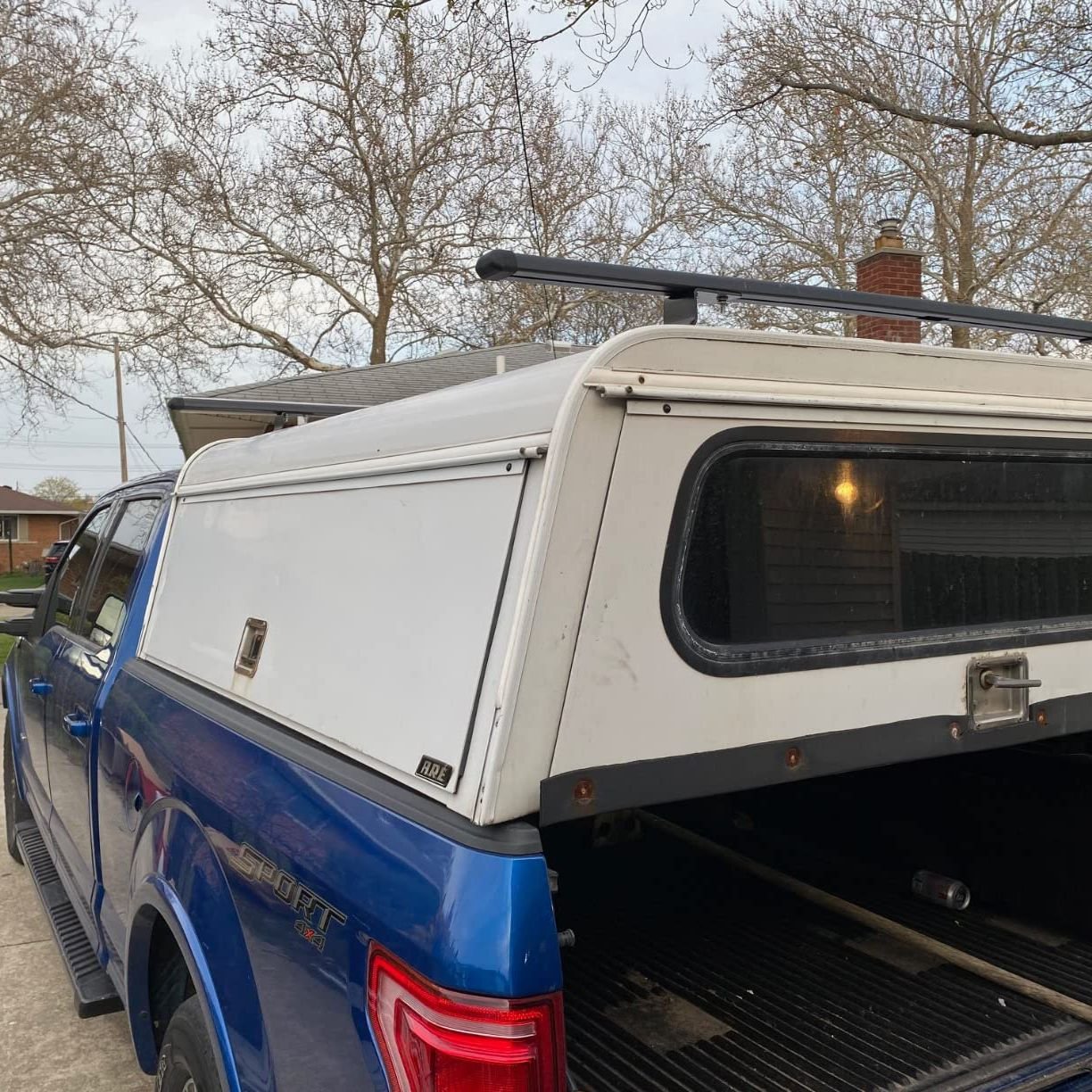 Truck Cap & Topper Ladder Roof Rack by MELIPRON - Ford Truck ...