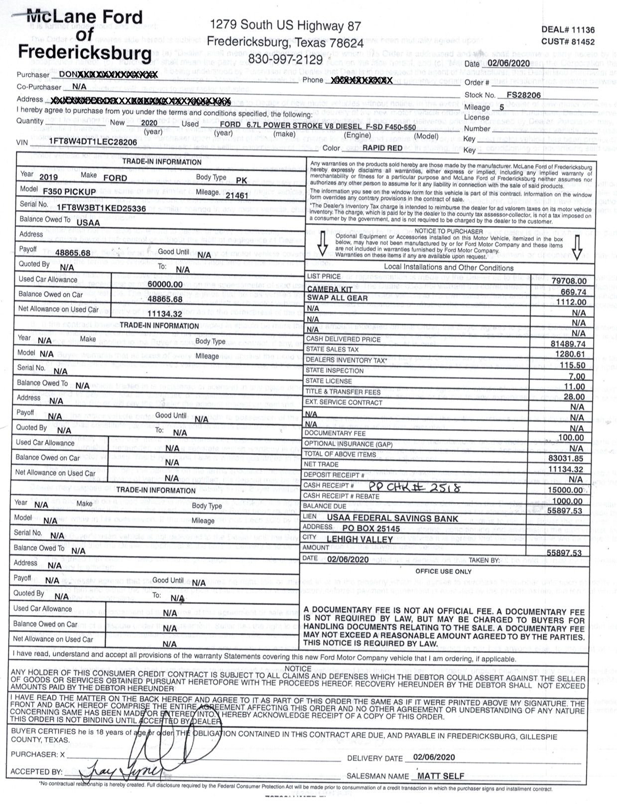 Planning to order an F-350 Limited: Any GOOD dealers in D/FW TX area ...
