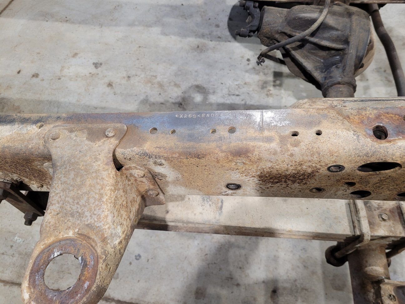 A Classic Conundrum - Where is the Frame VIN Stamping? - Ford Truck ...
