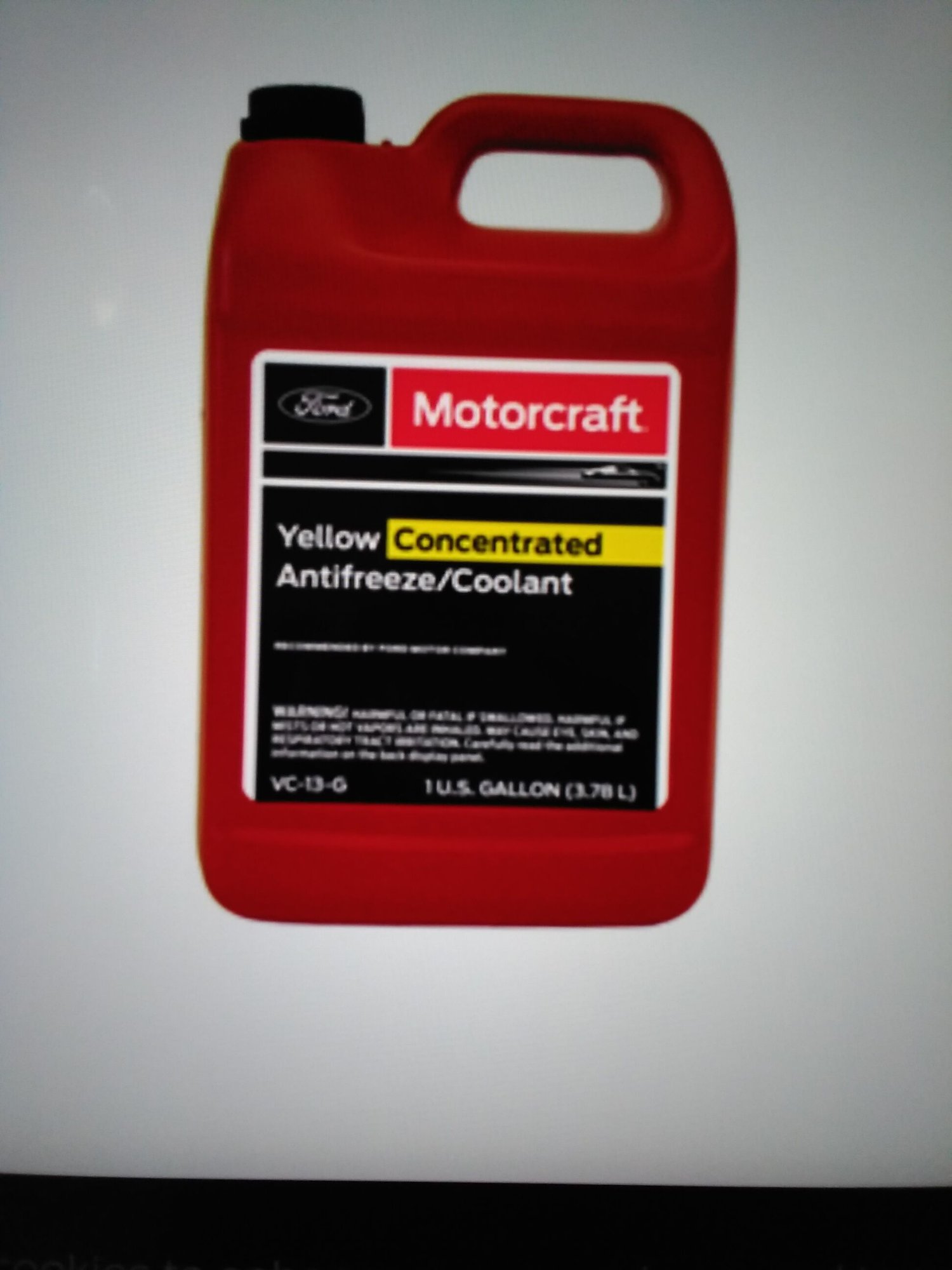 Alternate supplier of the motorcraft DY coolant in '18+ Ford trucks ...