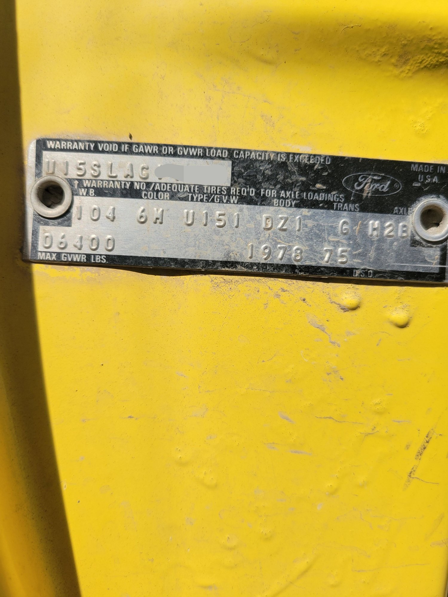 Help with decode please - Ford Truck Enthusiasts Forums