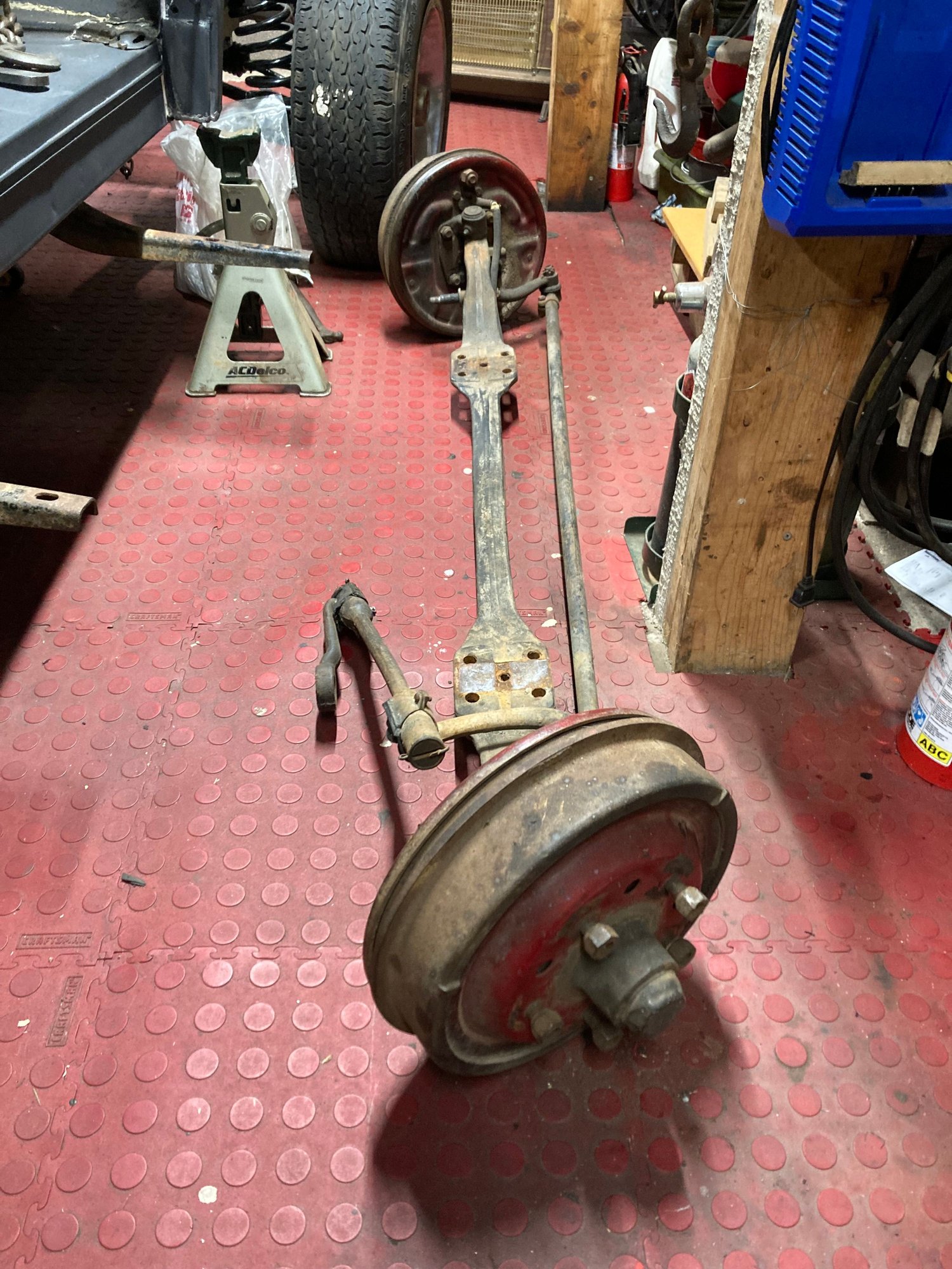 Front Axle from 1951 F1. No play in Kingpins ! - Ford Truck Enthusiasts ...