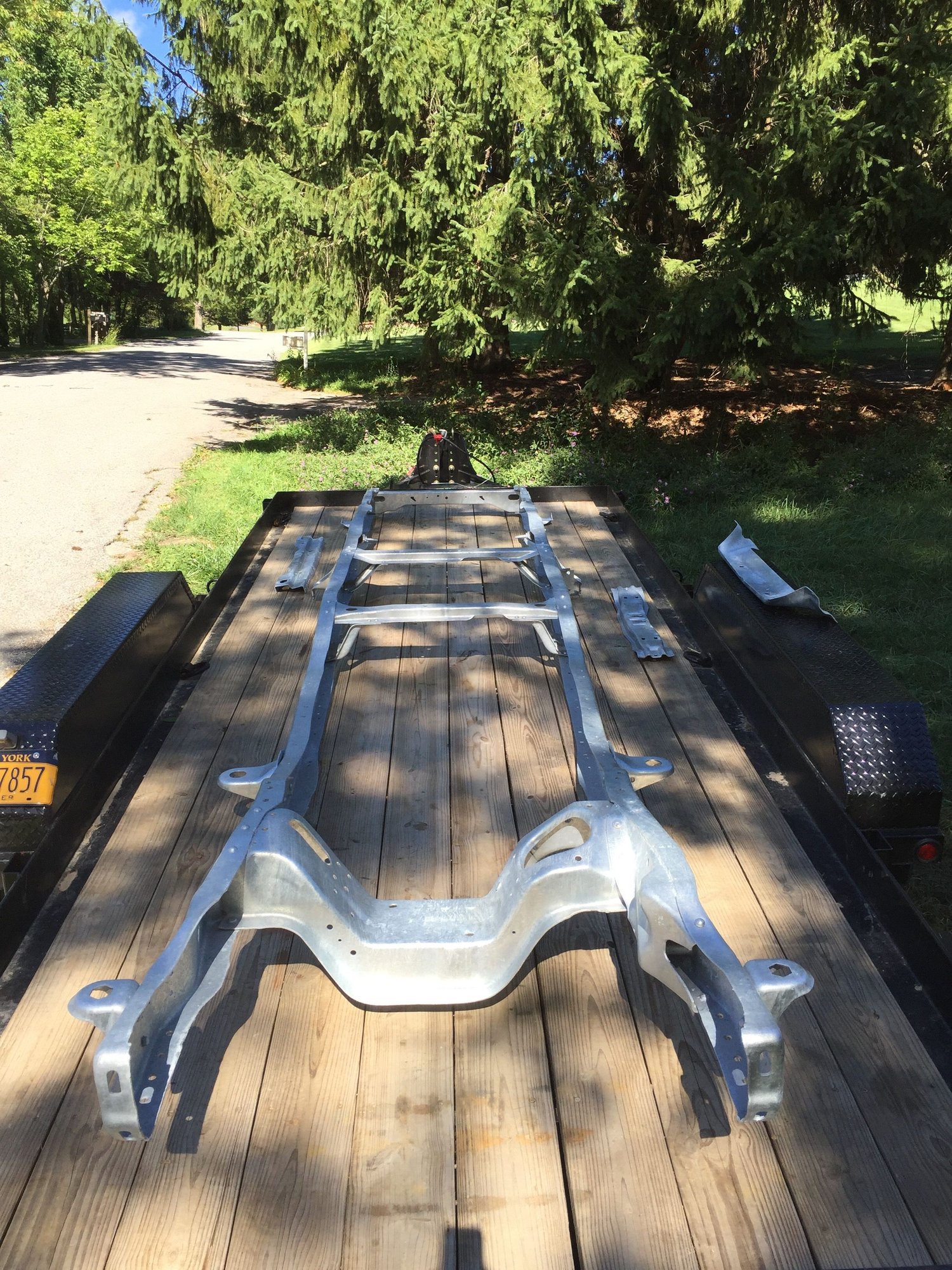 Galvanized 1980-96 Ford F-150 Frame, Single Cab Long Bed - Ford Truck ...