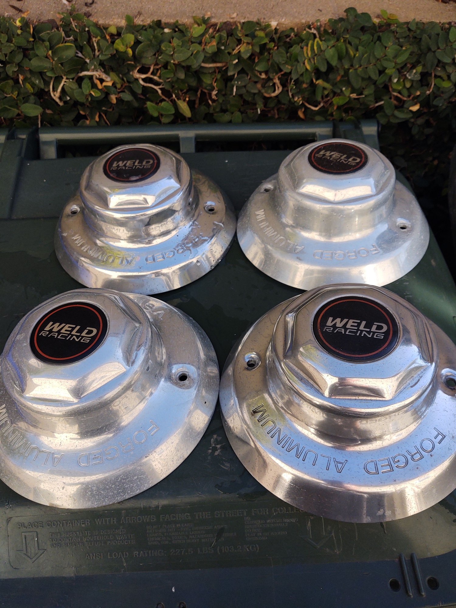 Vintage Weld Racing Aluminum Ford Truck Rims 16.5x10.5 8x6.5 Bolt ...