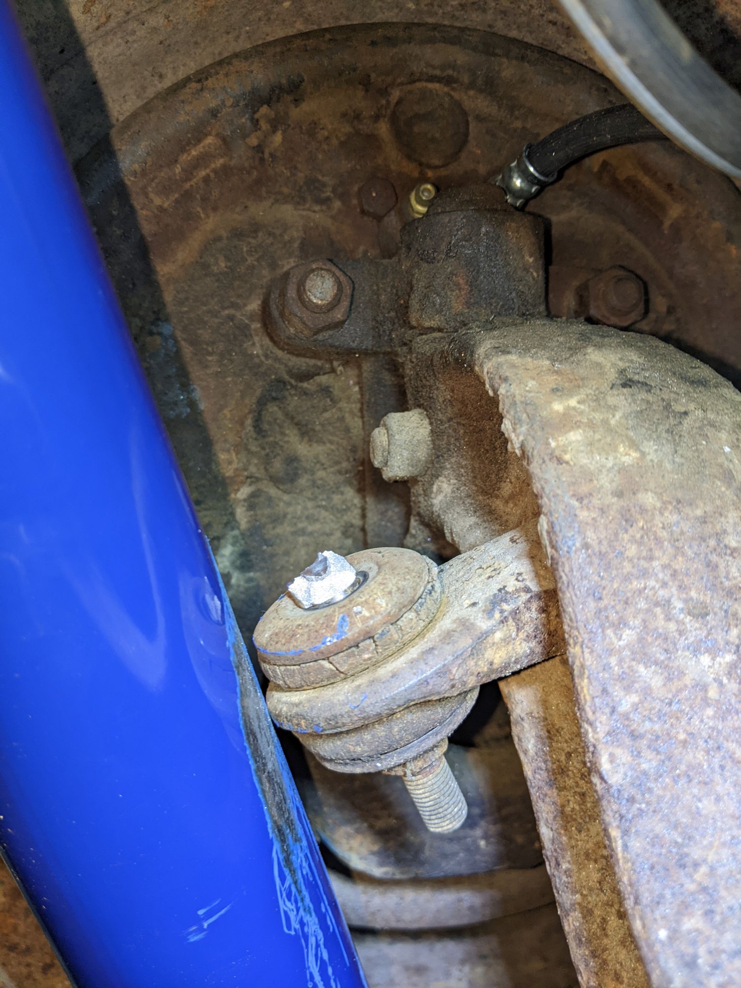 Broken shock mount 61 - Ford Truck Enthusiasts Forums