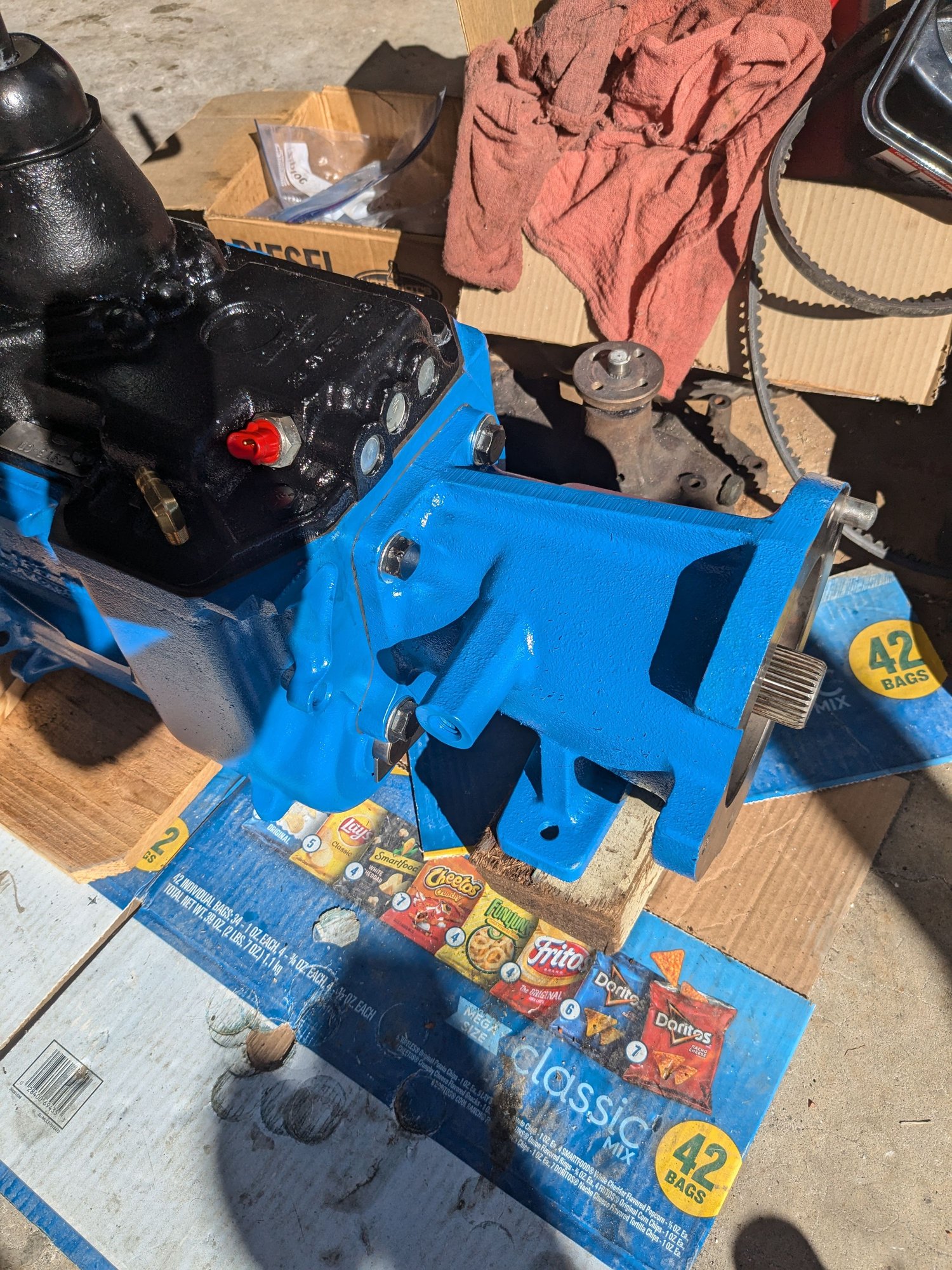 74 F250 4 Speed Manual Transmission Reverse Light Switch Access - Ford ...