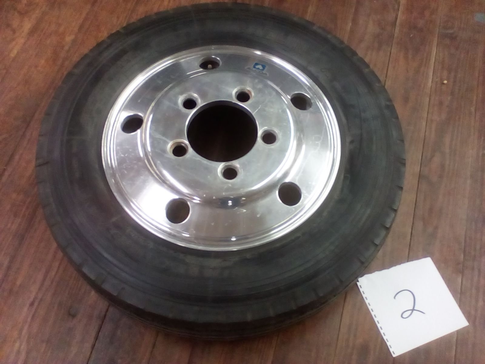 19.5 Alcoa Budd wheels 5x8 bolt pattern w Michelins SOLD - Ford Truck ...
