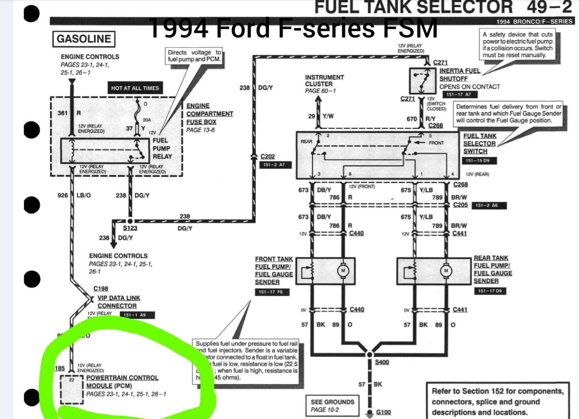 Gas Dual Tank wiring diagram? Or, can you tell me if I can do this? - Ford Truck Enthusiasts Forums