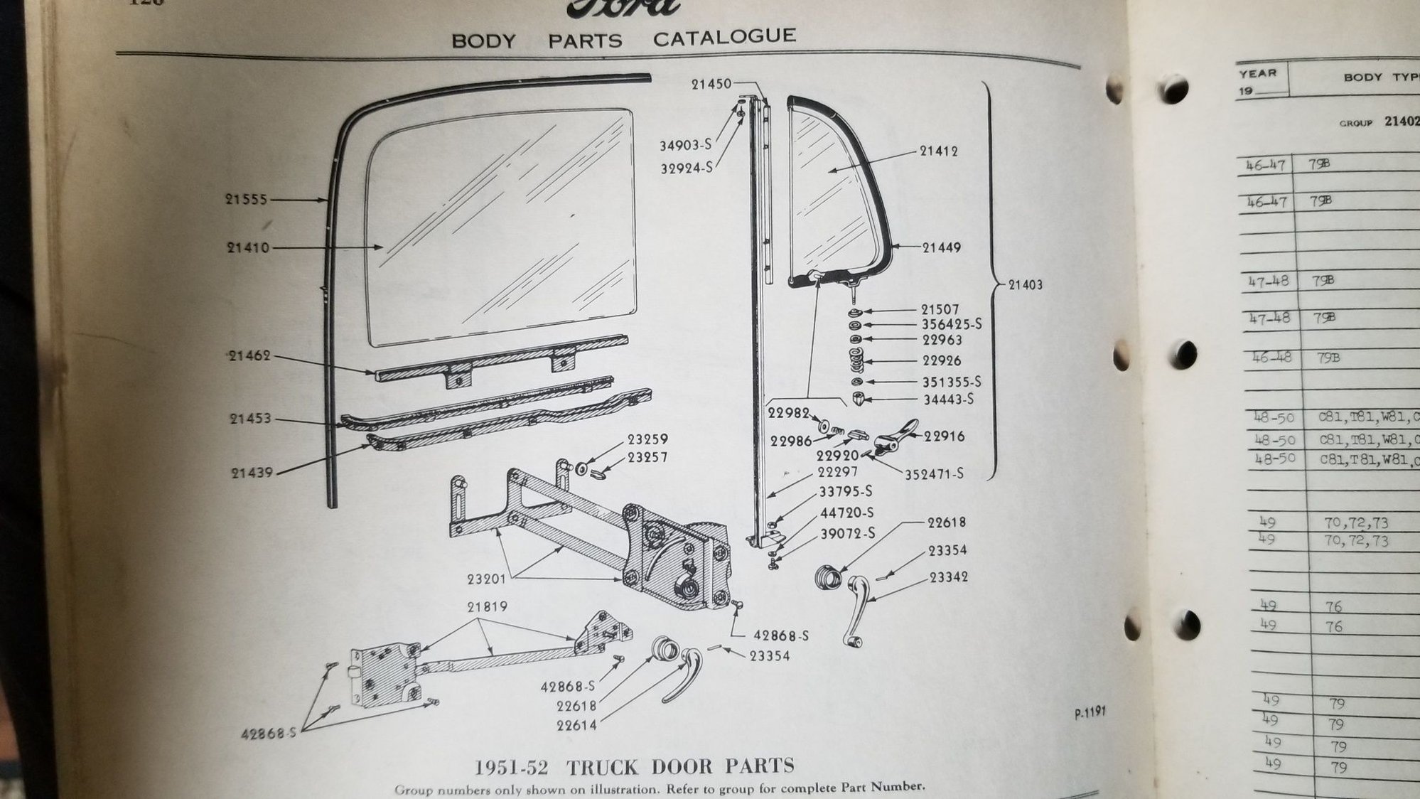 Vent window - 48-50 vs 51-52 - Ford Truck Enthusiasts Forums
