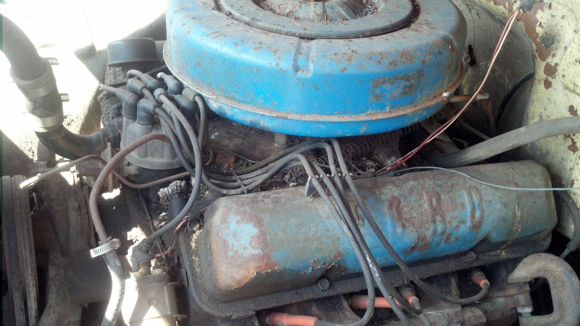 1955 Ford F250 Custom Camper w/1964 390 Police Interceptor - Ford Truck ...