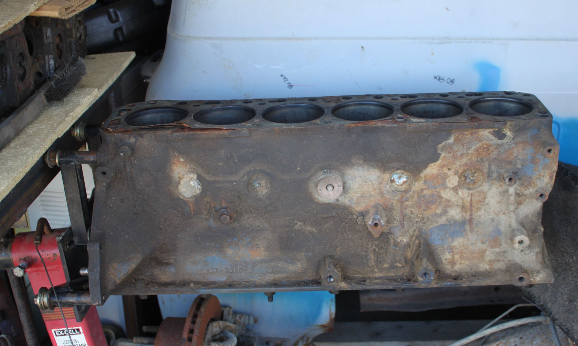 1968 Ford 240 inline 6 Bare Engine Block, Standard Bore, 240/300 - Ford ...