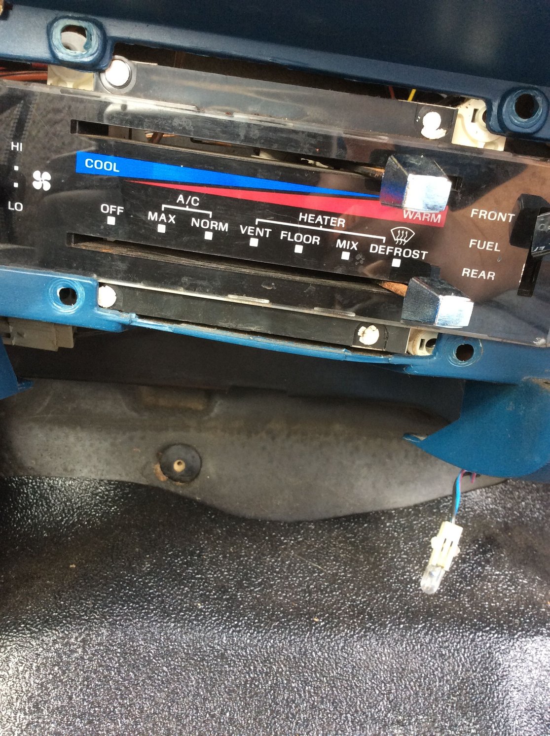 Specific 84 hvac control question - Ford Truck Enthusiasts Forums