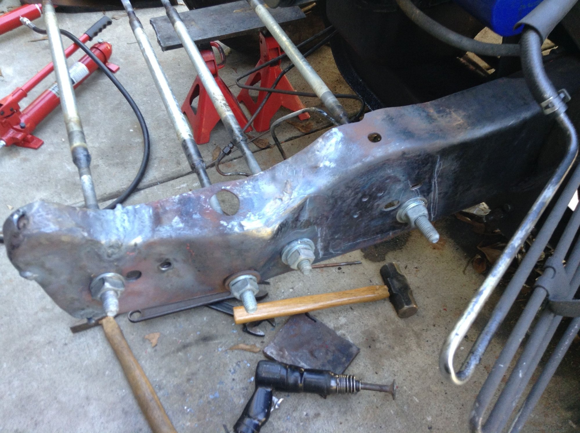 Re-building a wrecked F-150: bent frame - Page 4 - Ford Truck ...