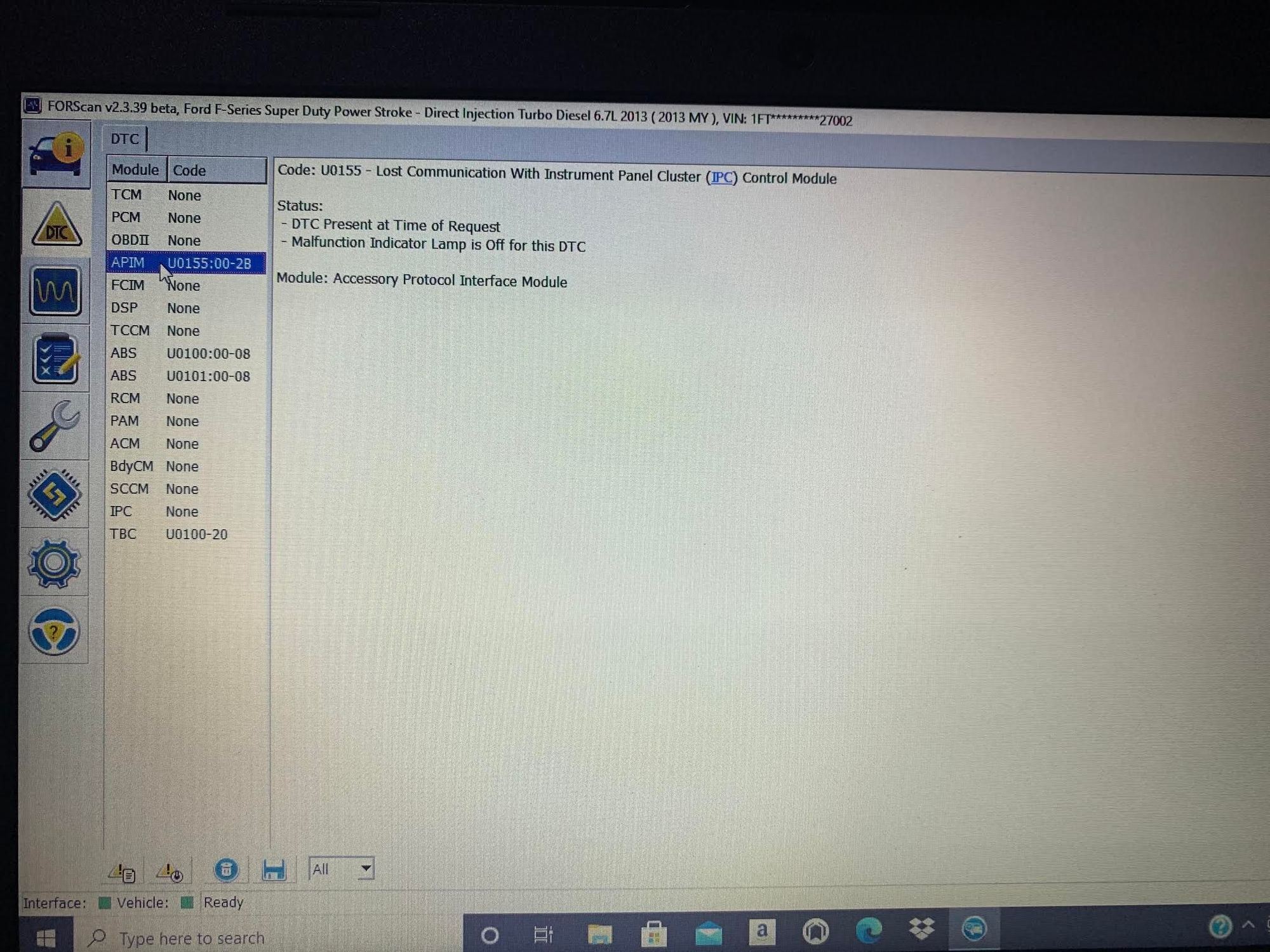 2013 F-250 U0100 U0101 CODES - Ford Truck Enthusiasts Forums