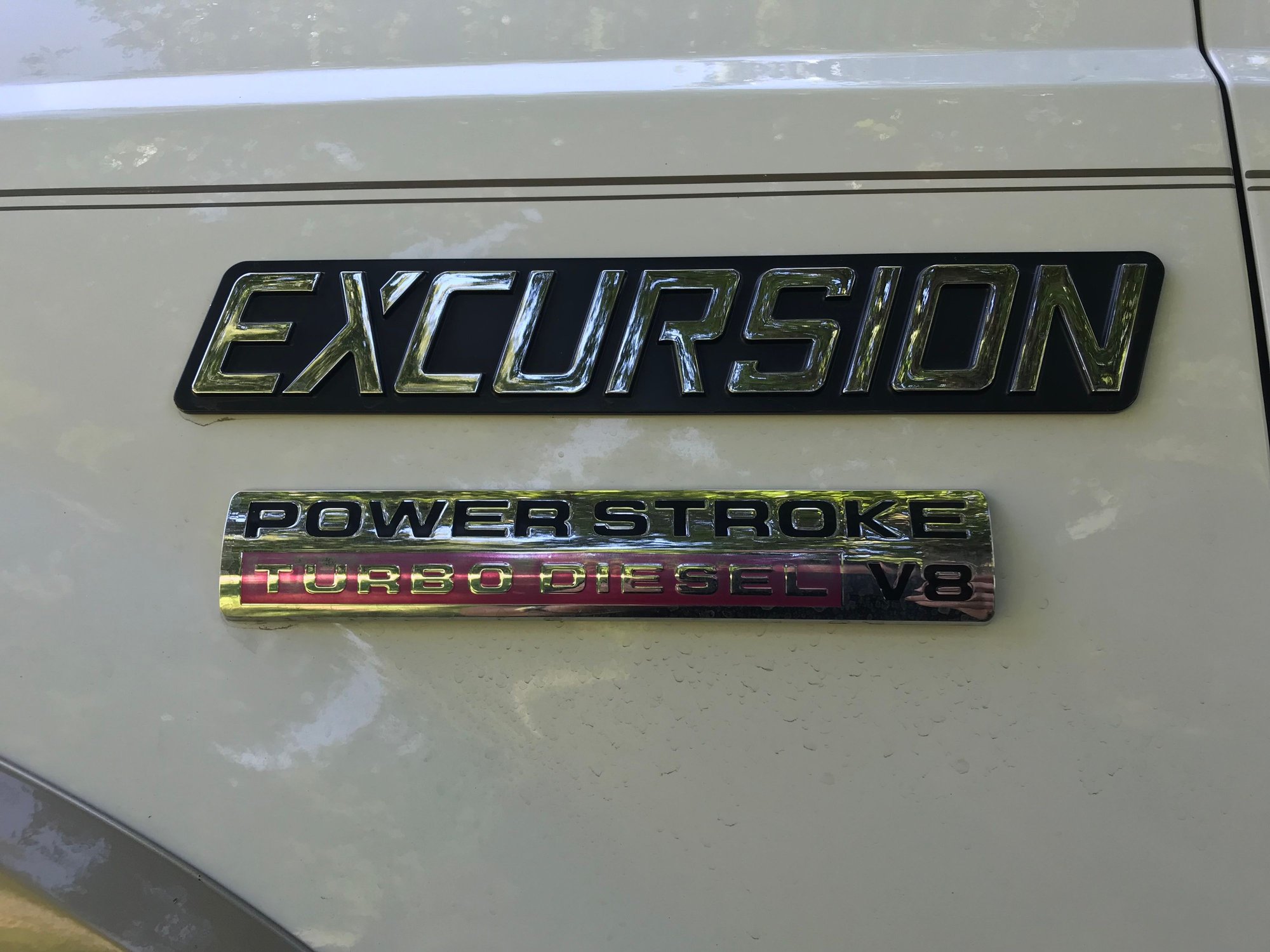 Why are there no Powerstroke emblems on an Excursion? - Ford Truck ...