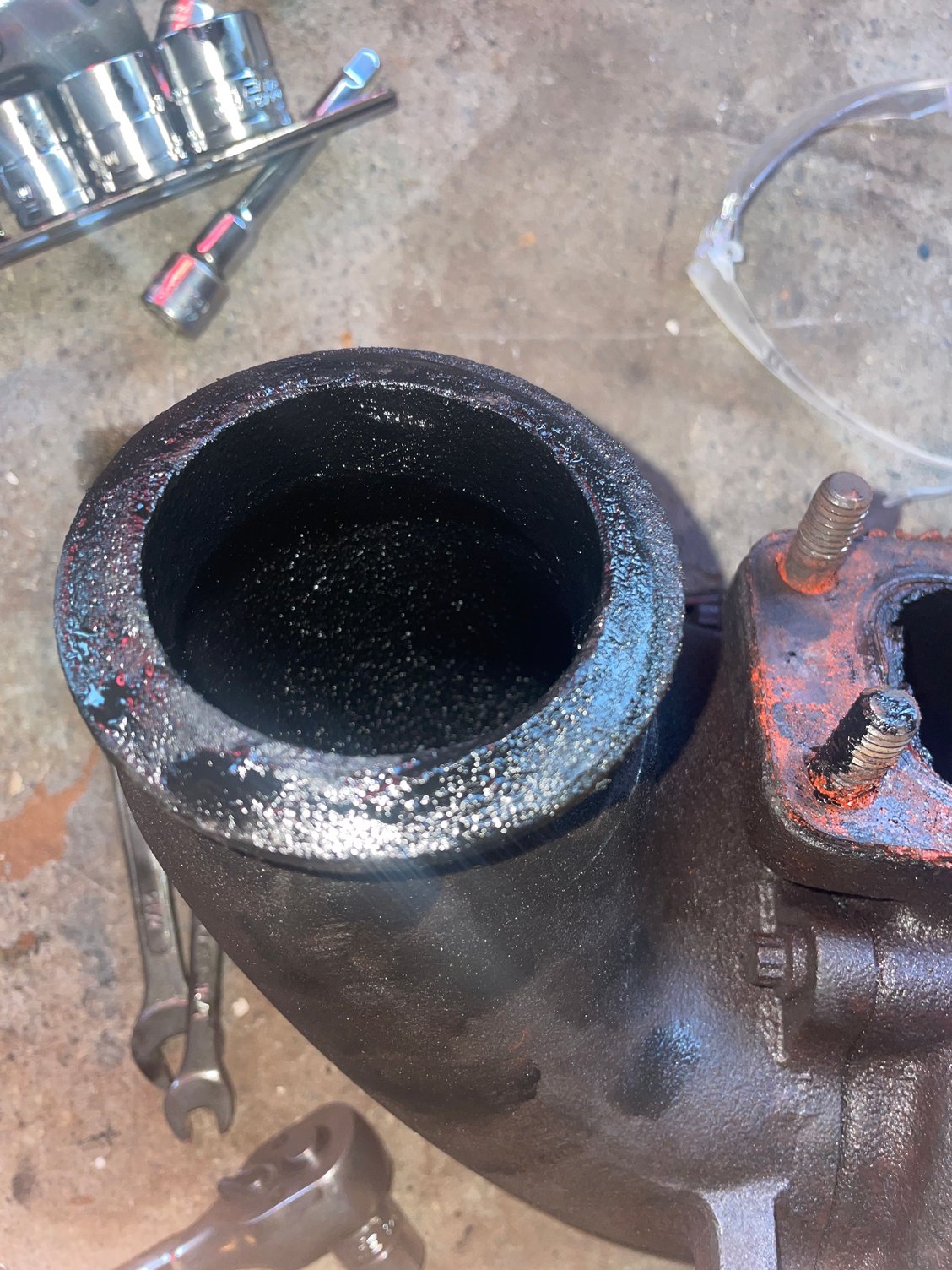 7.3 IDI turbo oil leaking from exhaust - Ford Truck Enthusiasts Forums
