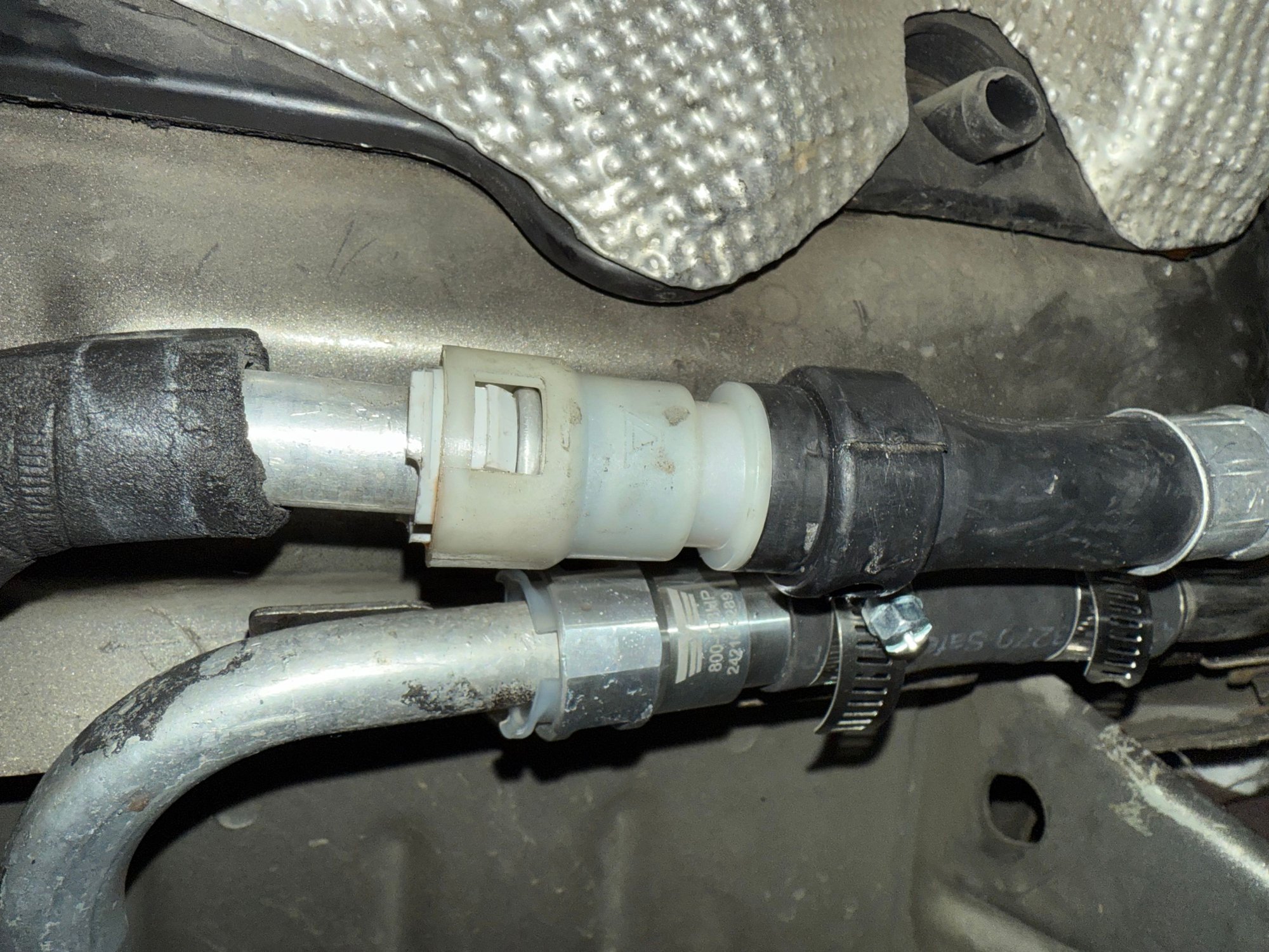 Ford Heater Hose Quick Connect Heater Hose Coupling — 2003 Ford F