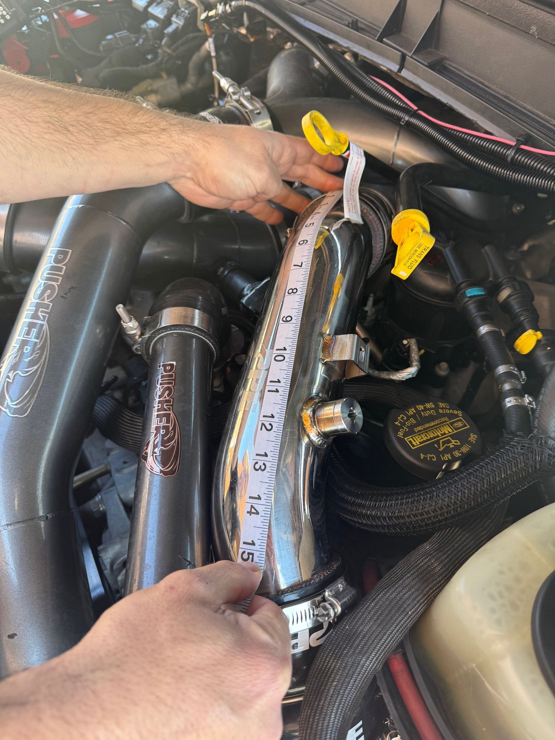 Pusher Hot Side Pipe w/ PPE Intercooler (Pertains to 2015; Copied from ...