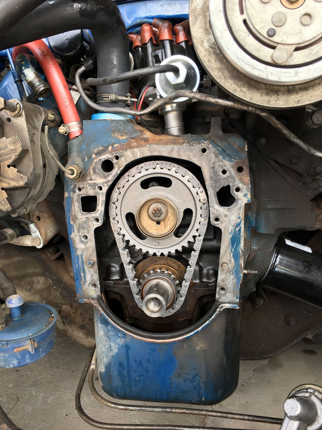 400 timing cover install; lower oil pan? - Ford Truck Enthusiasts Forums