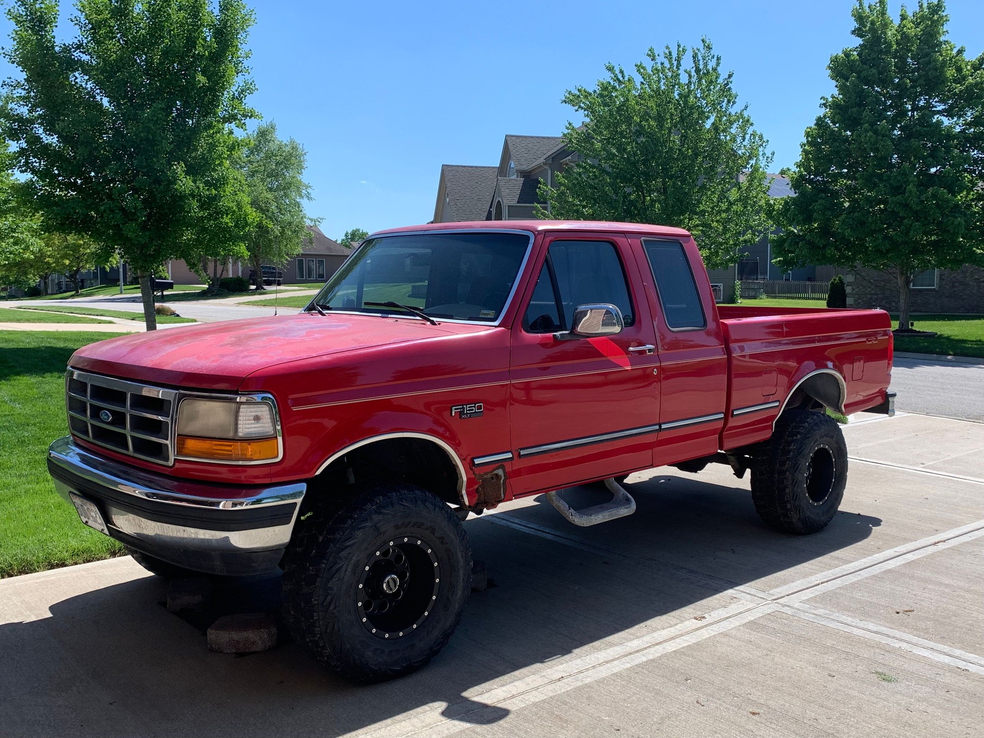 1995 "Big Red" Ford F150 for sale, in great shape, Rebuilt engine, new ...