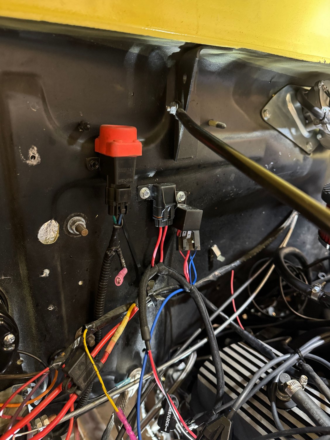 56 F100 302 Holley Sniper Install - Ford Truck Enthusiasts Forums