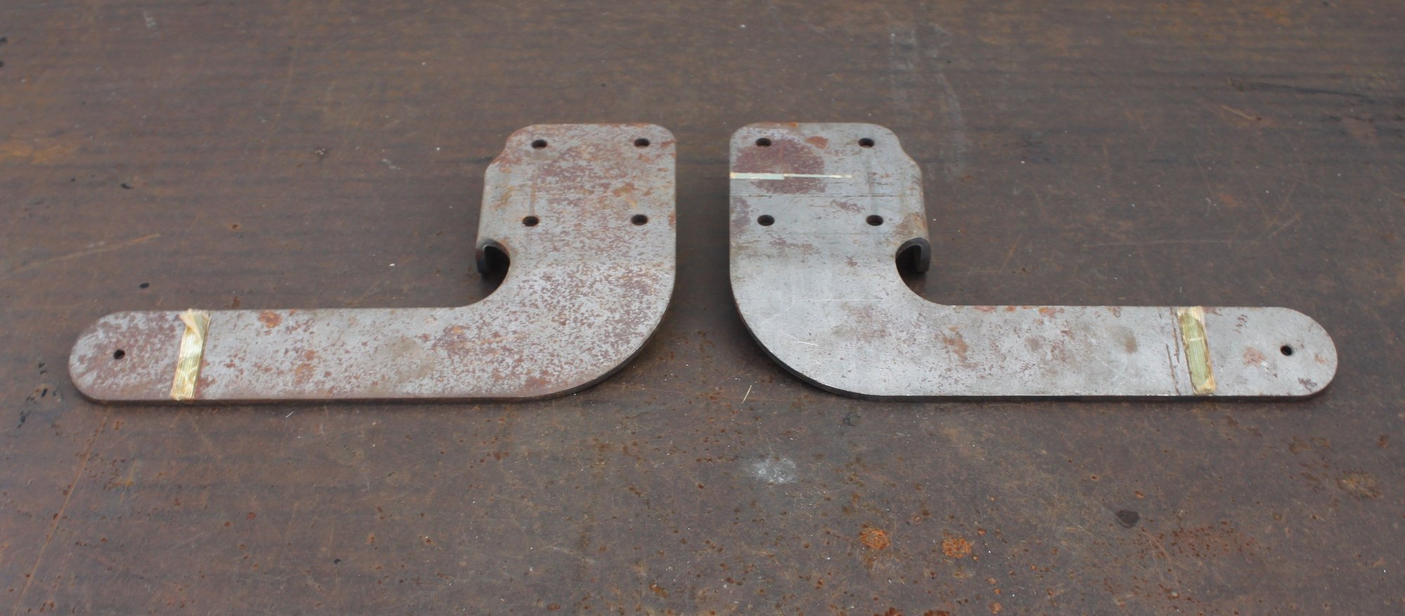 1953-56 One Piece Tilt Front Clip Hinges, New - Ford Truck Enthusiasts ...