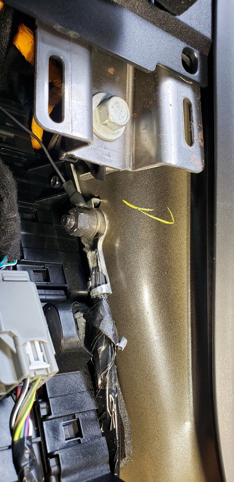 Ground point in kick panel - Ford Truck Enthusiasts Forums