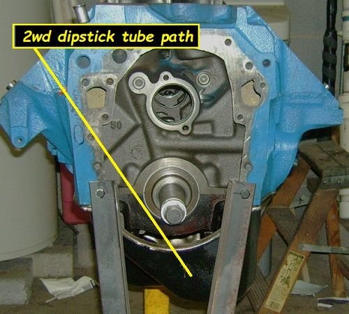 351M/400 timing cover dipstick length? - Ford Truck Enthusiasts Forums